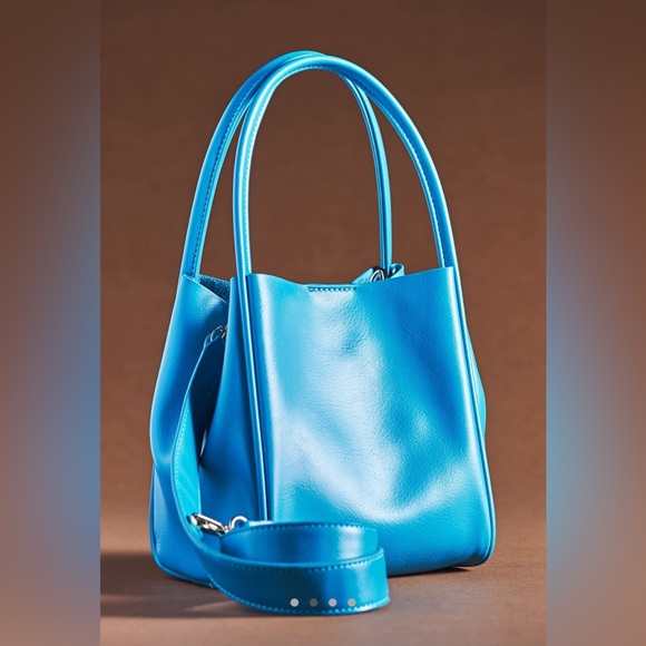 Anthropologie | Bags | Electric Blue Mini Hollace Tote | Poshmark